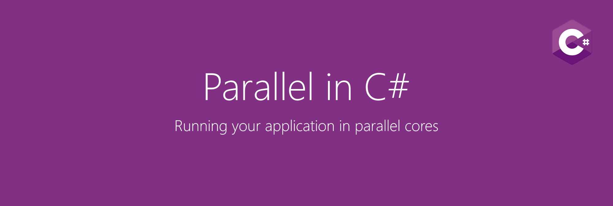 Running your application in parallel cores using Parallel – README